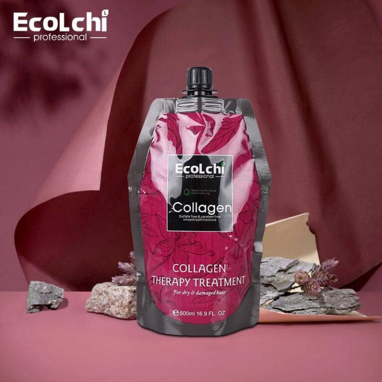 Dùng hấp phục hồi Ecolchi Collagen hiệu quả - Mỹ phẩm tóc chính hãng