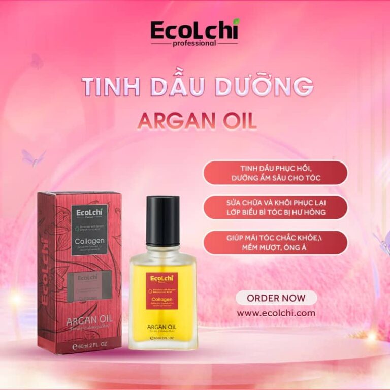 Tinh Dầu Dưỡng Ecolchi Argan Oil - Mỹ phẩm tóc chính hãng